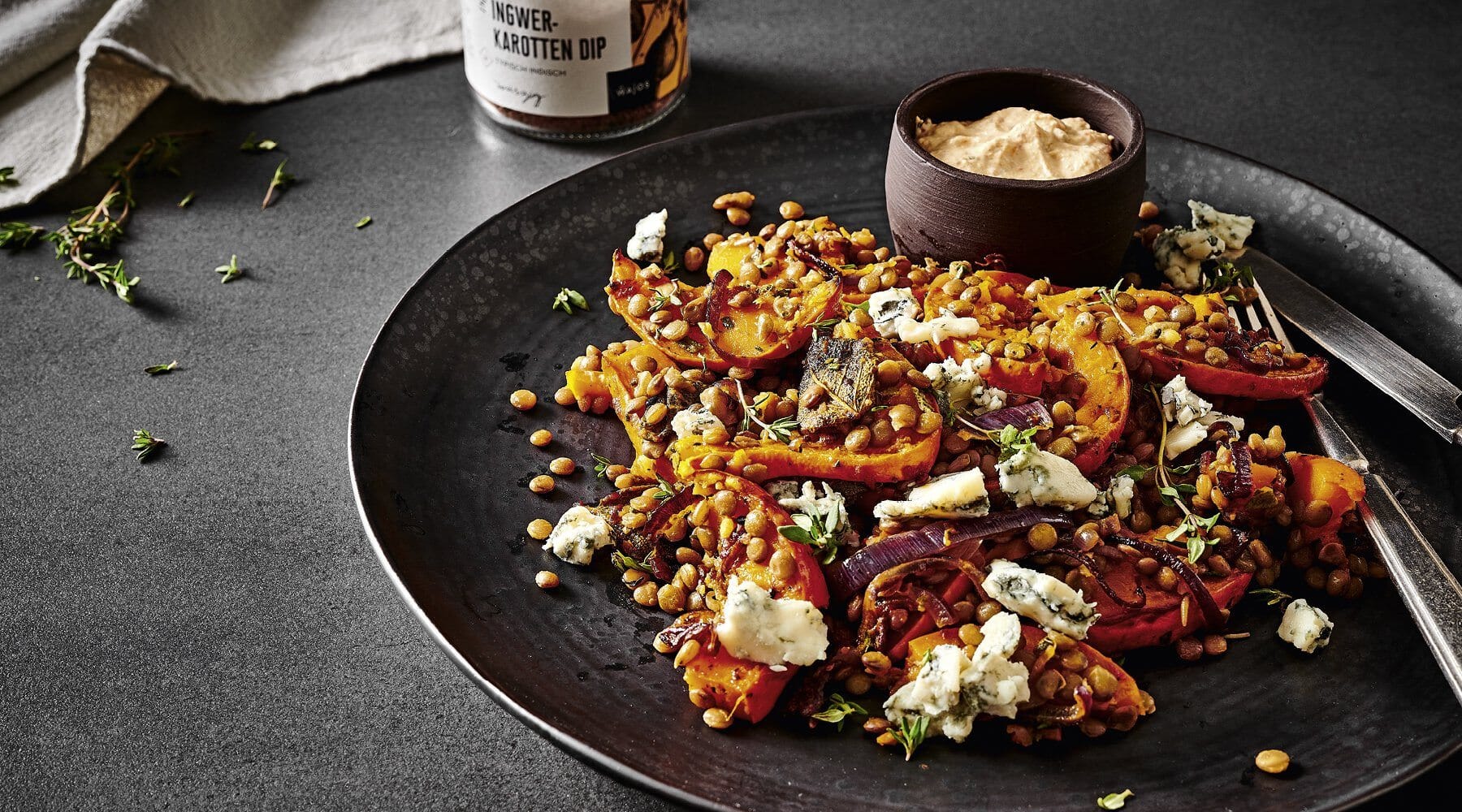 Ingwer-Karotten Dip – typisch indisch